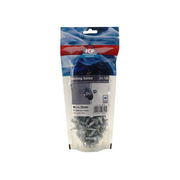 Stitching Screw Pouch x120 - 6.3x25mm | Hurstbourne Forge Welding Supplies